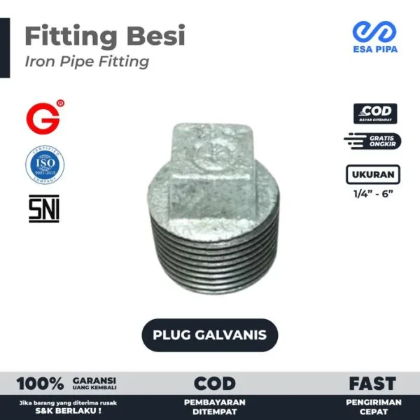 Jual Plug Galvanis - ESA PIPA