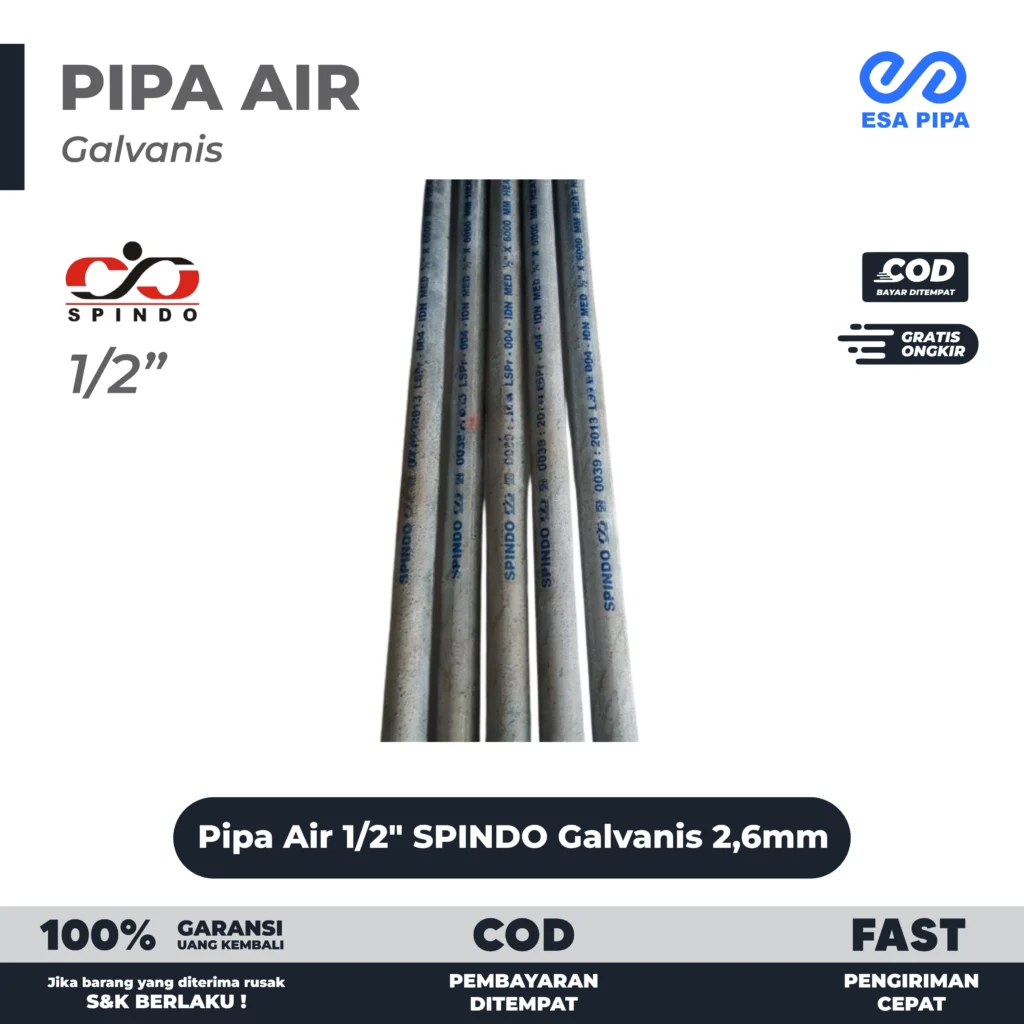 Jual Pipa Galvanis Terbaik Harga Dan Ukuran Terlengkap