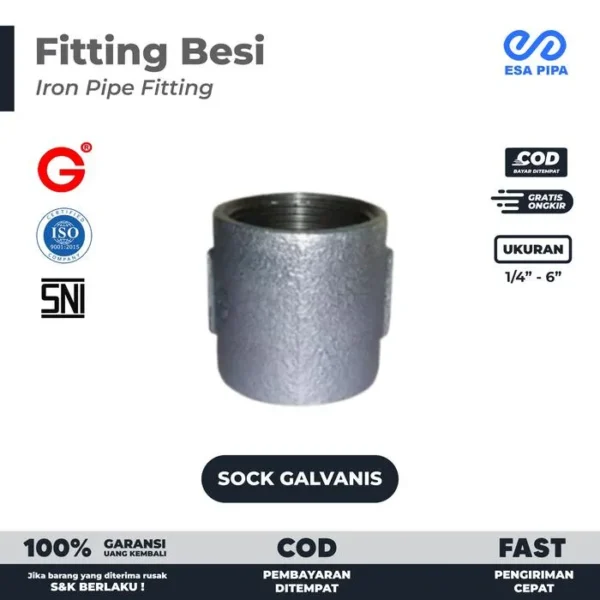 Jual Sock Galvanis - ESA PIPA