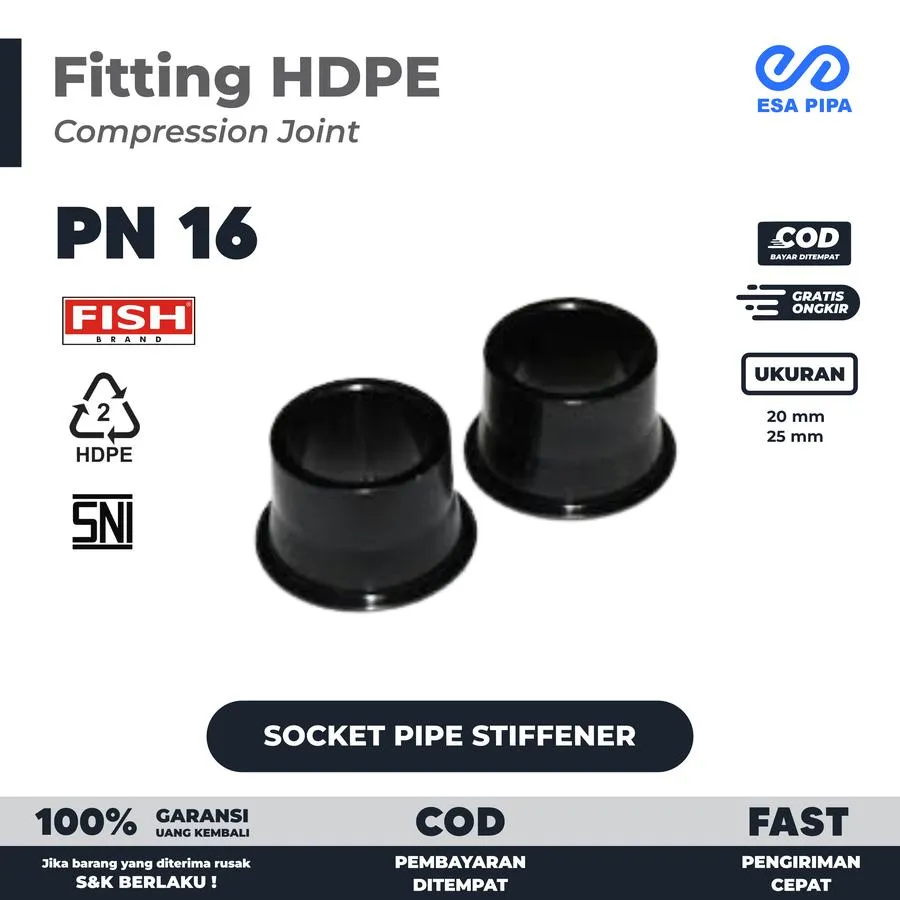 Jual Socket Pipe Stiffener HDPE - ESA PIPA